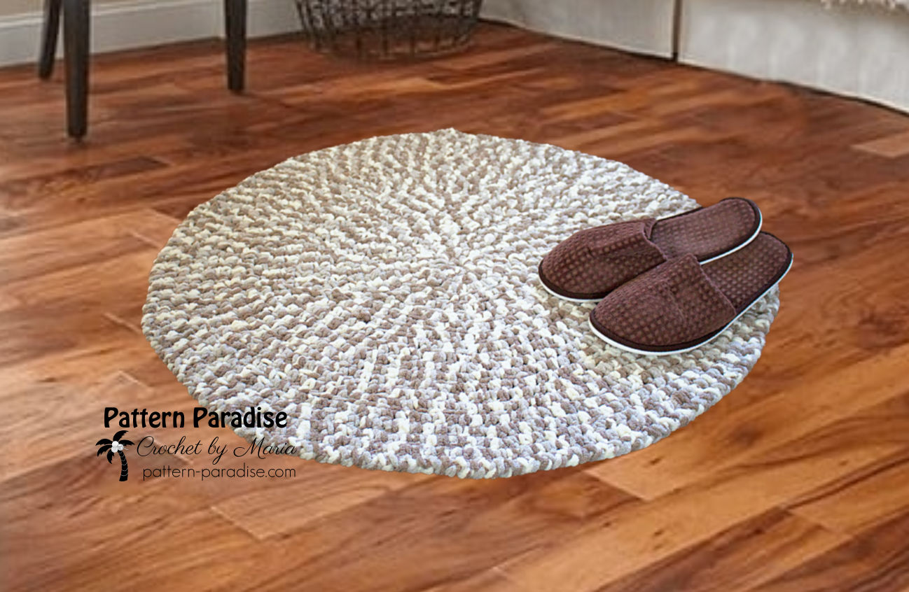 Kits & How To Crochet Pattern Round crochet rug pattern The Wave ...