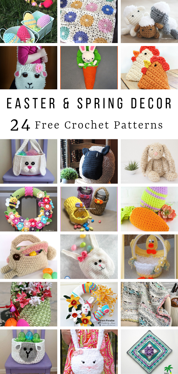 Crochet Finds - Easter and Spring Home Decor