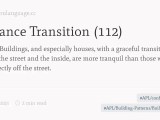 Entrance Transition 112