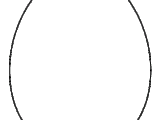 Printable Large Egg Template