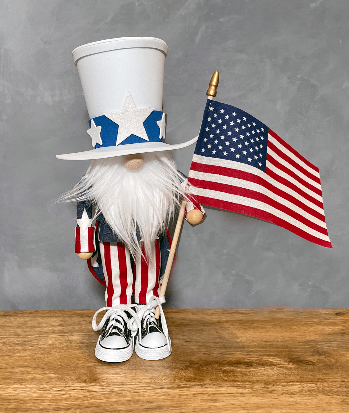 Homemade Uncle Sam Costume