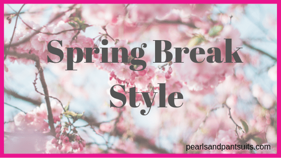 Spring Break Style - Pearls and Pantsuits