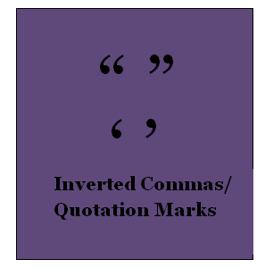 Difference Between Inverted Commas and Quotation Marks