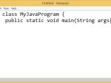 How To Write A Simple Java Program Step By Step Procedure With