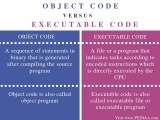 What Is The Difference Between Object Code And Executable Code Pediaa Com