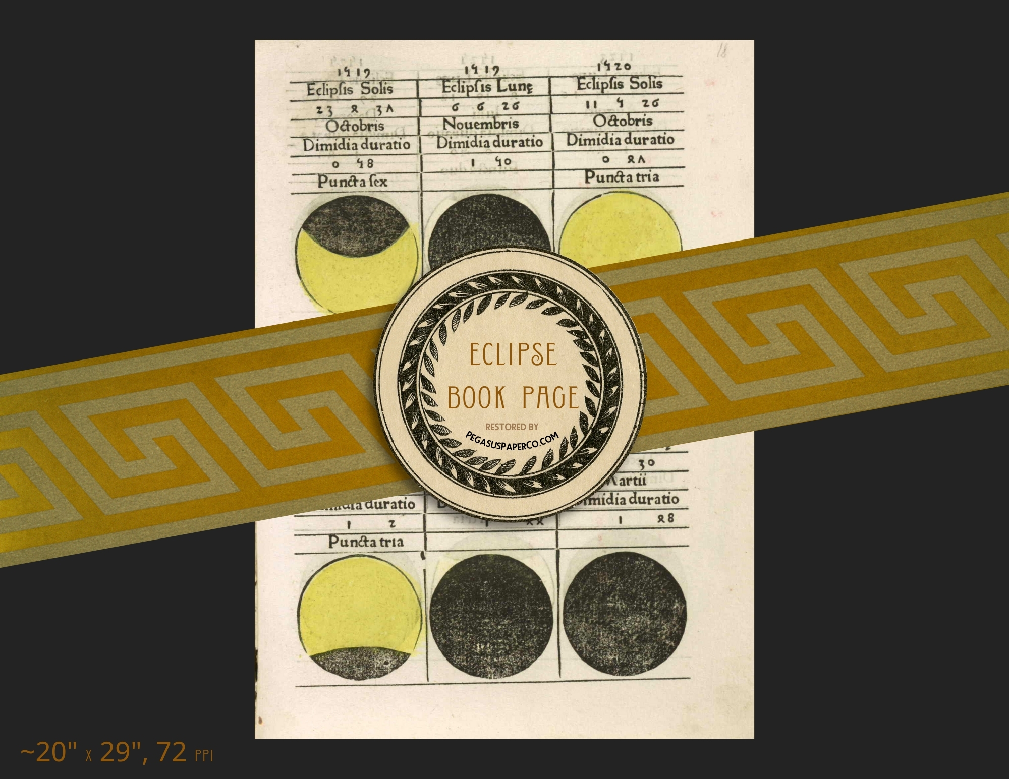 Eclipse Book Page - Pegasus Paper Co.
