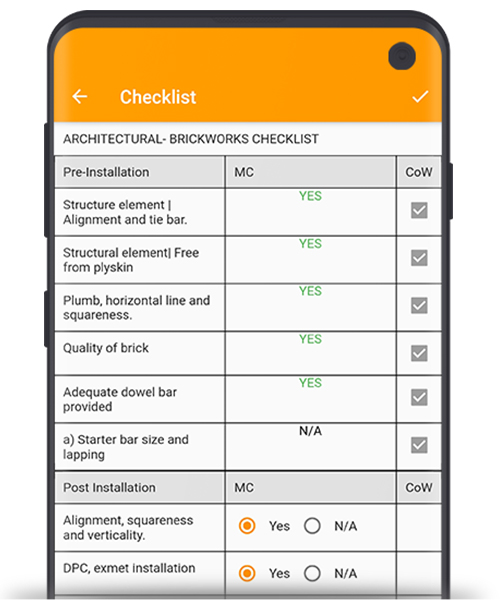 Workflow Checklist App for Construction Installation | Pegasuswork