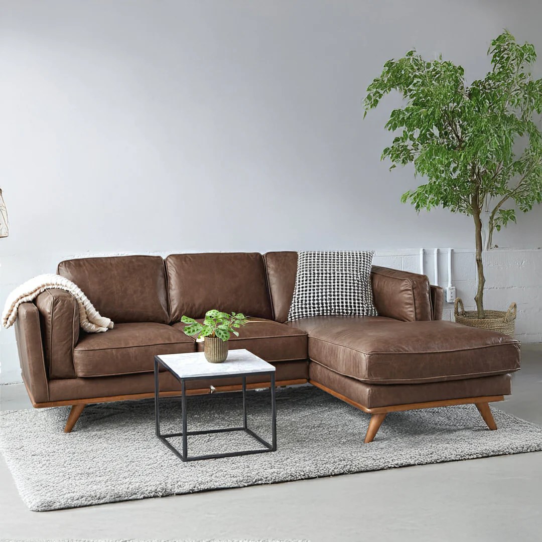 Italian Traditional Leather Sofas
