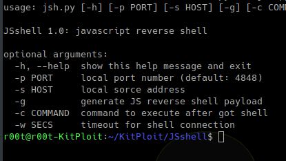 JSshell - JavaScript Reverse Shell For Exploiting XSS Remotely