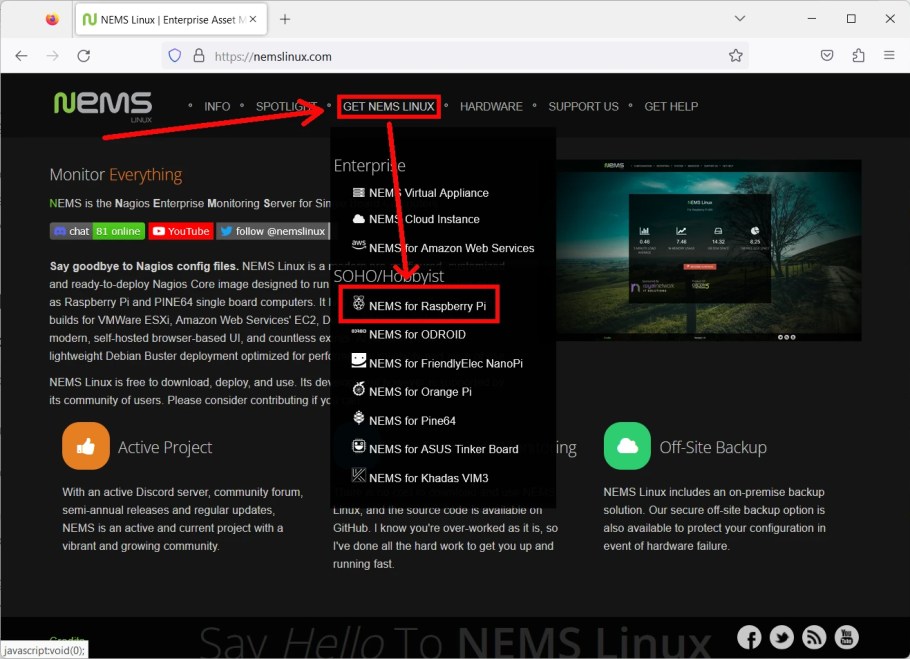 Network monitoring with Raspberry PI and NEMS (Nagios)