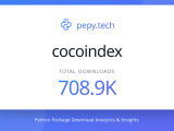 Cocoindex Download Stats