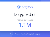 Lazypredict Download Stats
