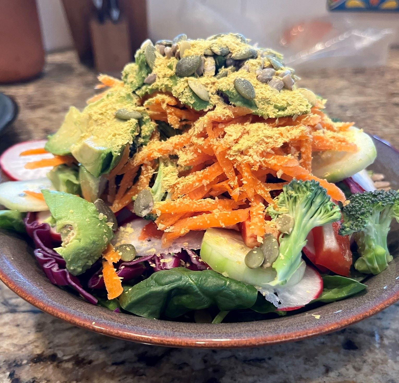 Homemade Salad Dressing...and a BIG Salad - Performance High