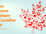 Closed Senior Software Developer For Canadian Client Personal