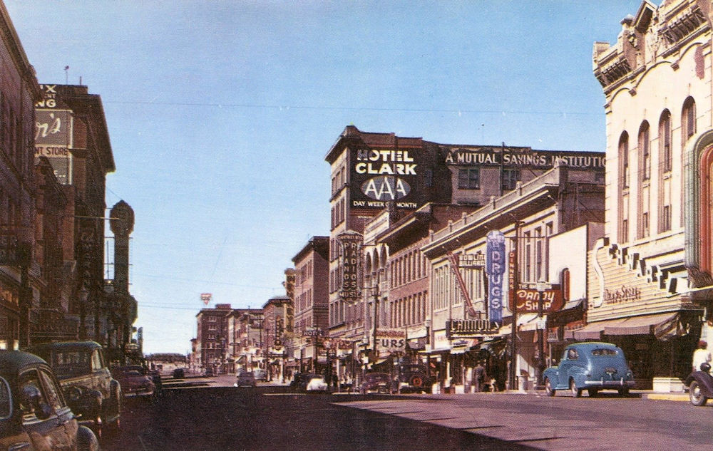 Butte Montana Main Street Postcards - Peter D. Paul.com