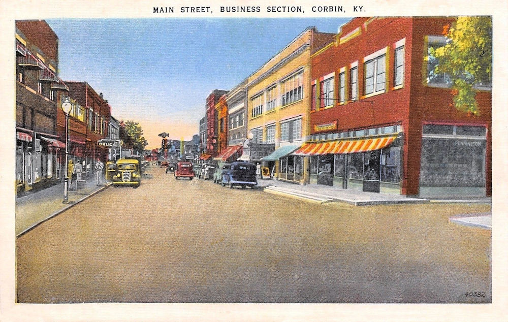 Kentucky Old Main Street Postcards - Peter D. Paul.com