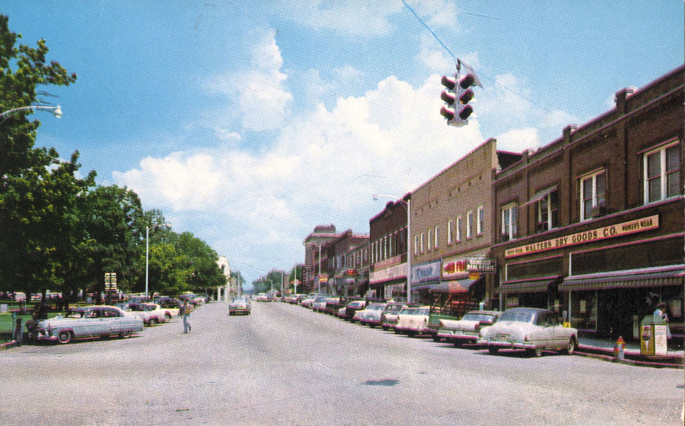 Arkansas old Main street postcard collection