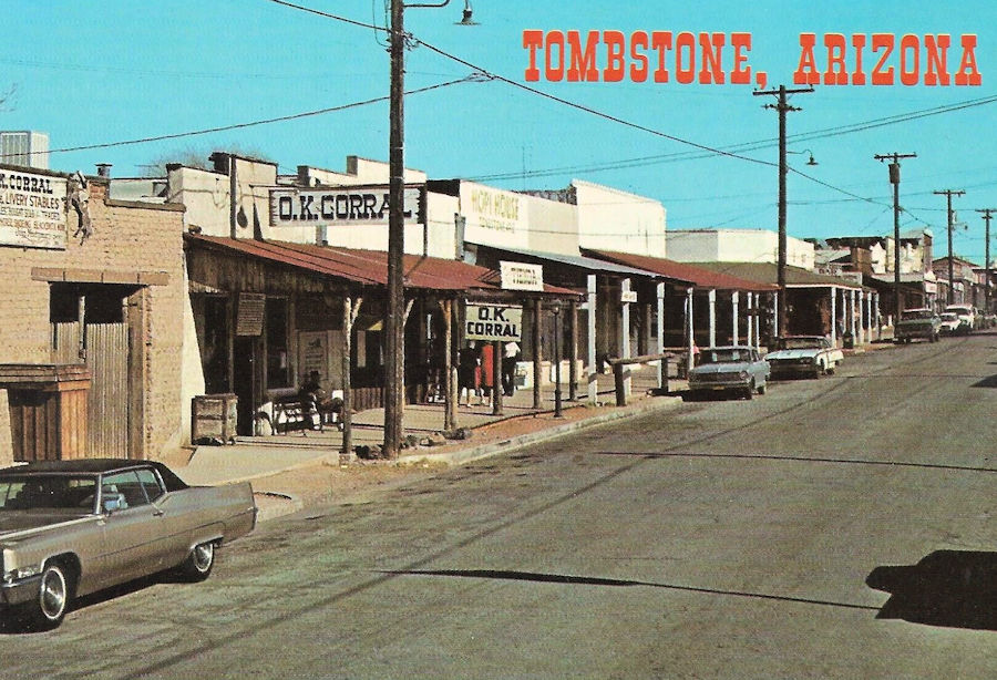 Old Main Street Postcard Views of Tombstone, Arizona