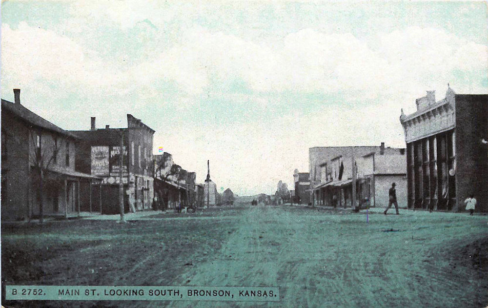 Main Street Postcard views from the State of Kansas