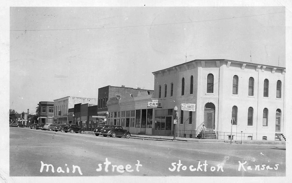 Main Street Postcard views from the State of Kansas