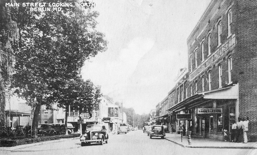 Collection of Maryland Main Street Postcards views