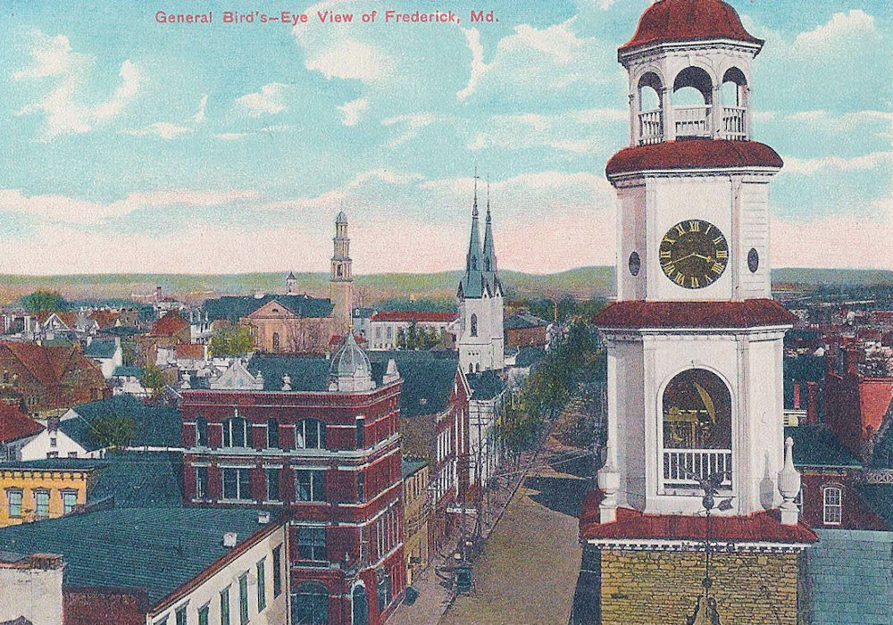 Frederick Maryland Main Street postcard views