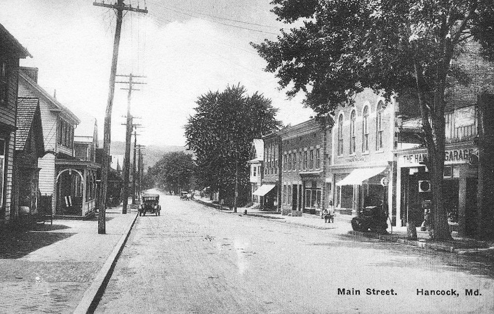 Collection of Maryland Main Street Postcards views