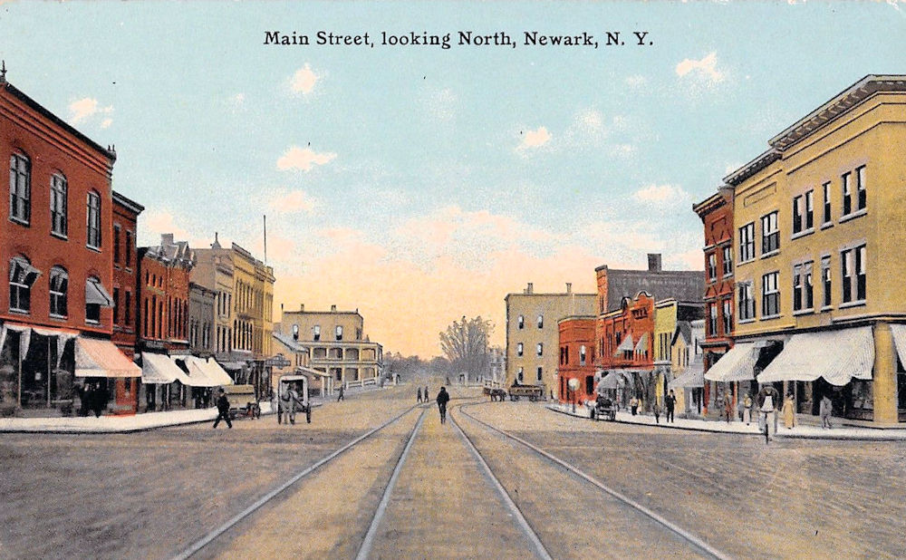 Postcard Main Street Postcards of town & Cities in New York