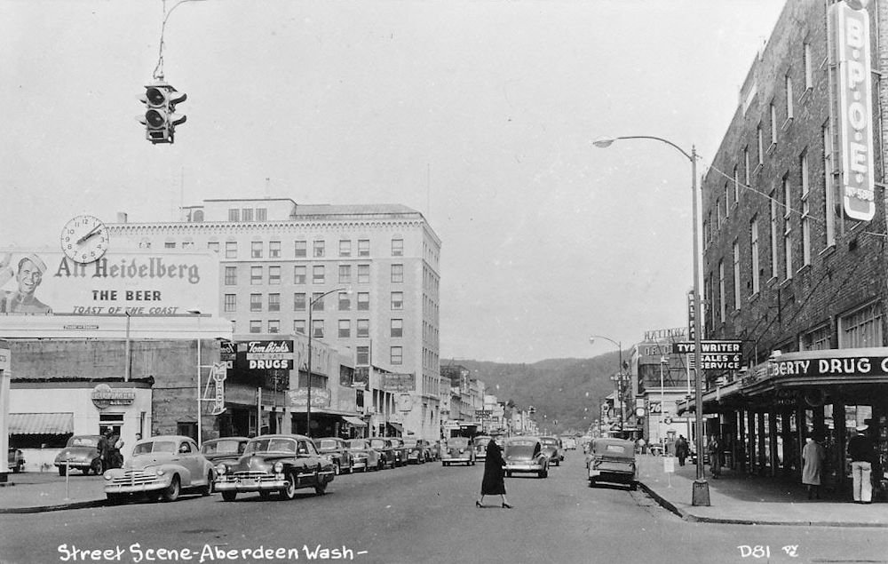 Washington – Aberdeen Postcards - Peter D. Paul.com