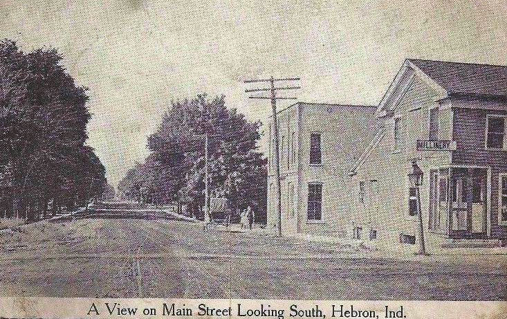 Main Street Postcard Views from the State on Indiana
