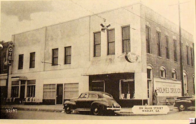 Collection old Main Street postcards from State of Georgia