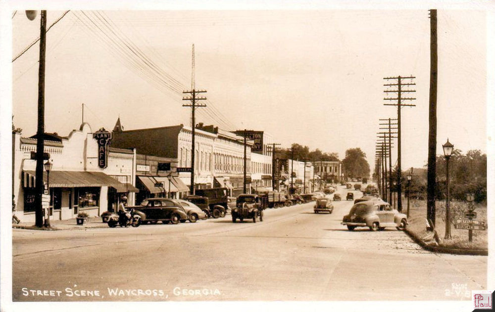 Waycross Georgia Main Street Postcards - Peter D. Paul.com