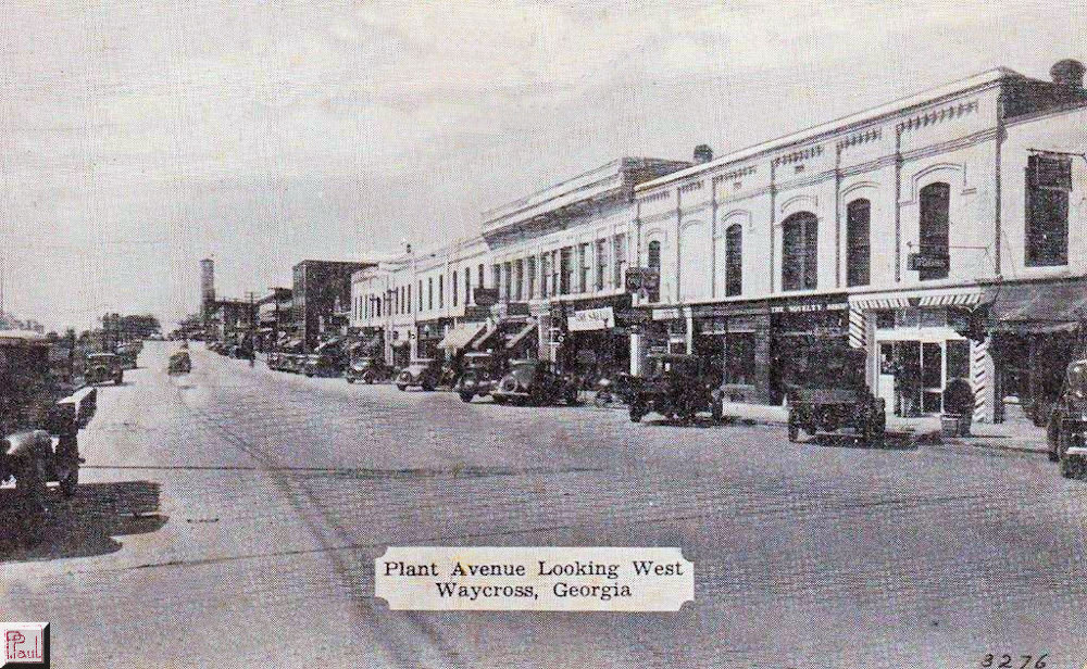 Waycross Georgia Main Street Postcards - Peter D. Paul.com