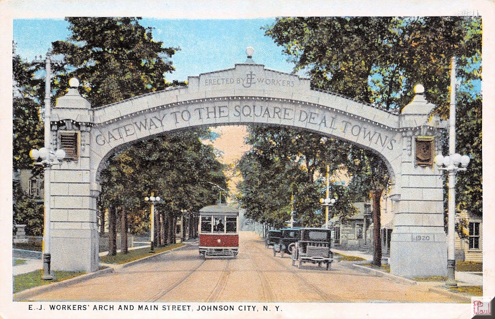 Postcard Main Street Postcards of town & Cities in New York