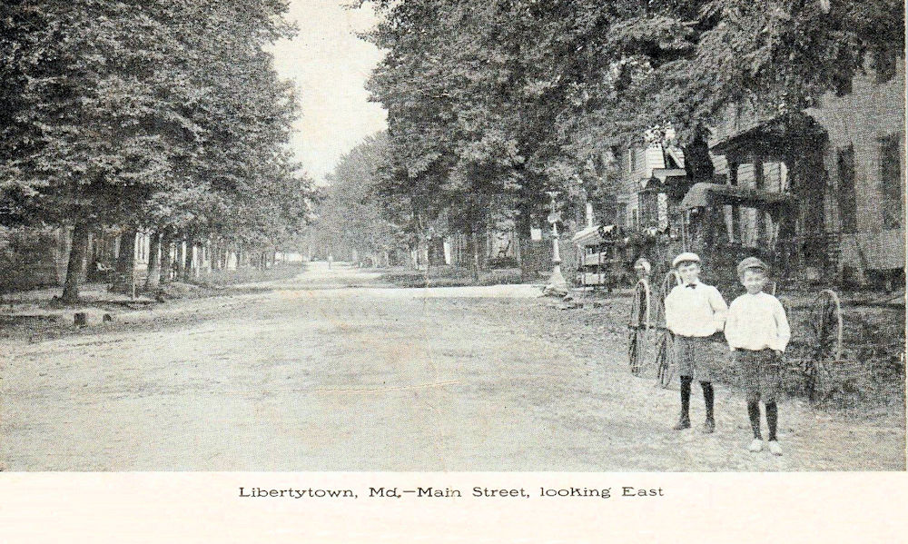 Collection of Maryland Main Street Postcards views