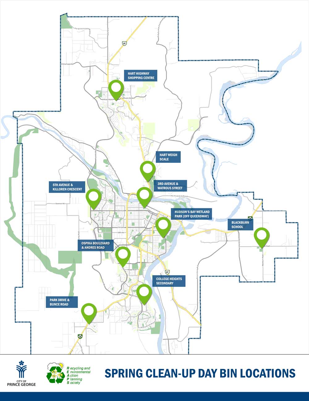 Spring clean up day goes on Sunday – Prince George Daily News