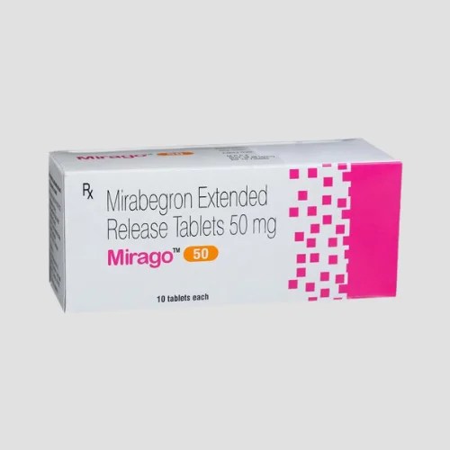 Mirabegron 50mg (Mirago) Tablets • PharmacyonAir