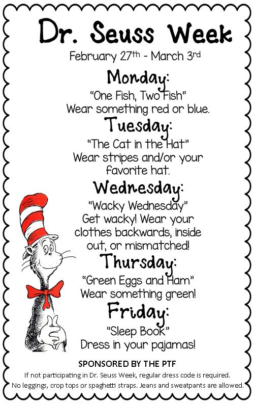 Dr. Seuss Week – Parma Heights Christian Academy