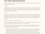 Case Study Engineering Products Phdessay