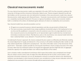 Classical Macroeconomic Model Phdessay
