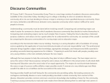 Discourse Communities 600 Words Phdessay