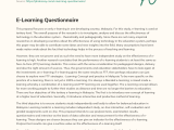 E Learning Questionnaire 500 Words Phdessay