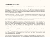 Evaluation Argument Essay Example Phdessay