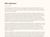 Mba Application Phdessay
