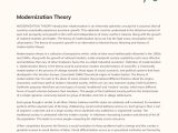 Modernization Theory Phdessay