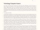 Technology Computer Science Phdessay