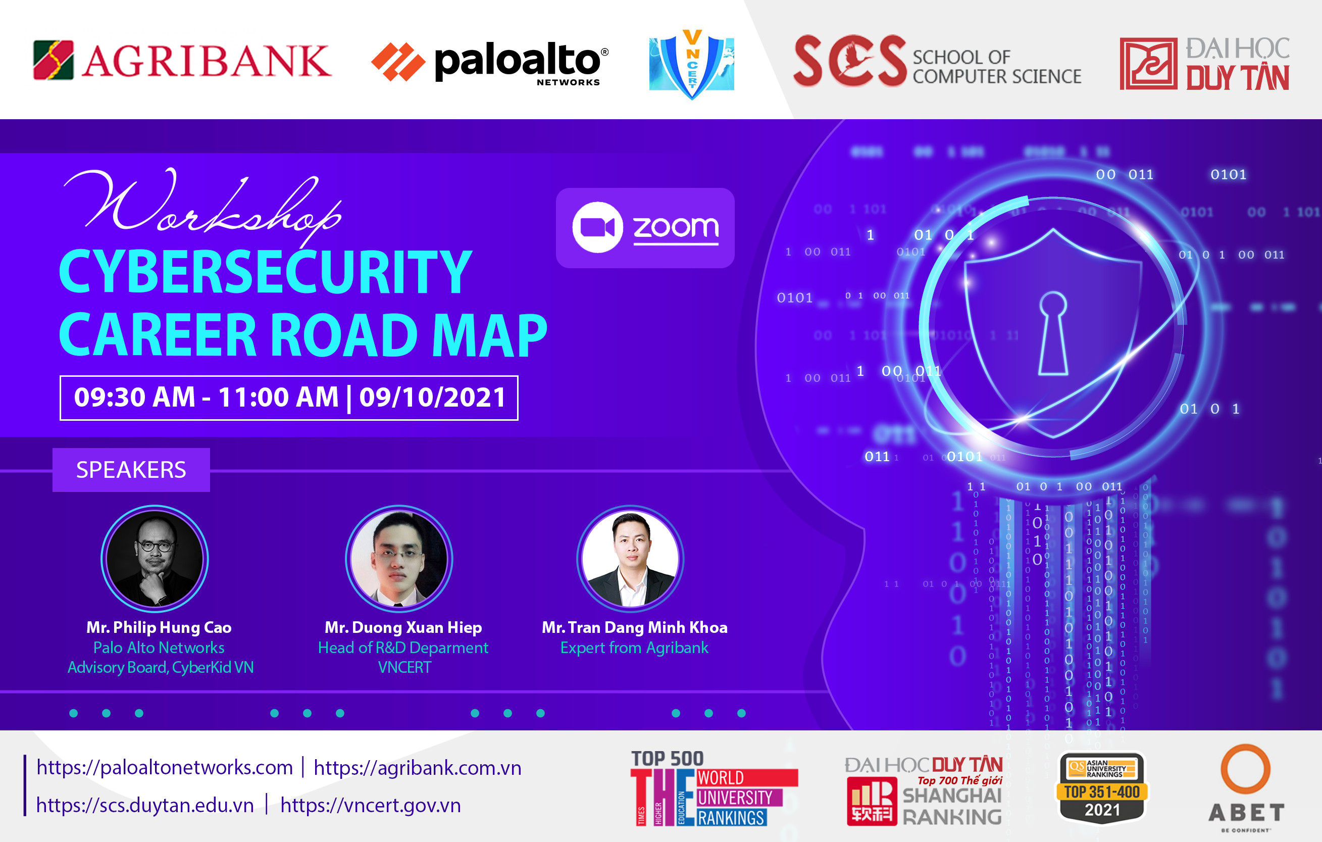 Duy Tan University, School of Computer Science (DTU) Workshop – Speaker ...