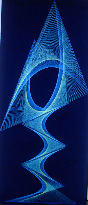 1-Geometric Line Constructions- String Art – Phill Evans Sculptural Design