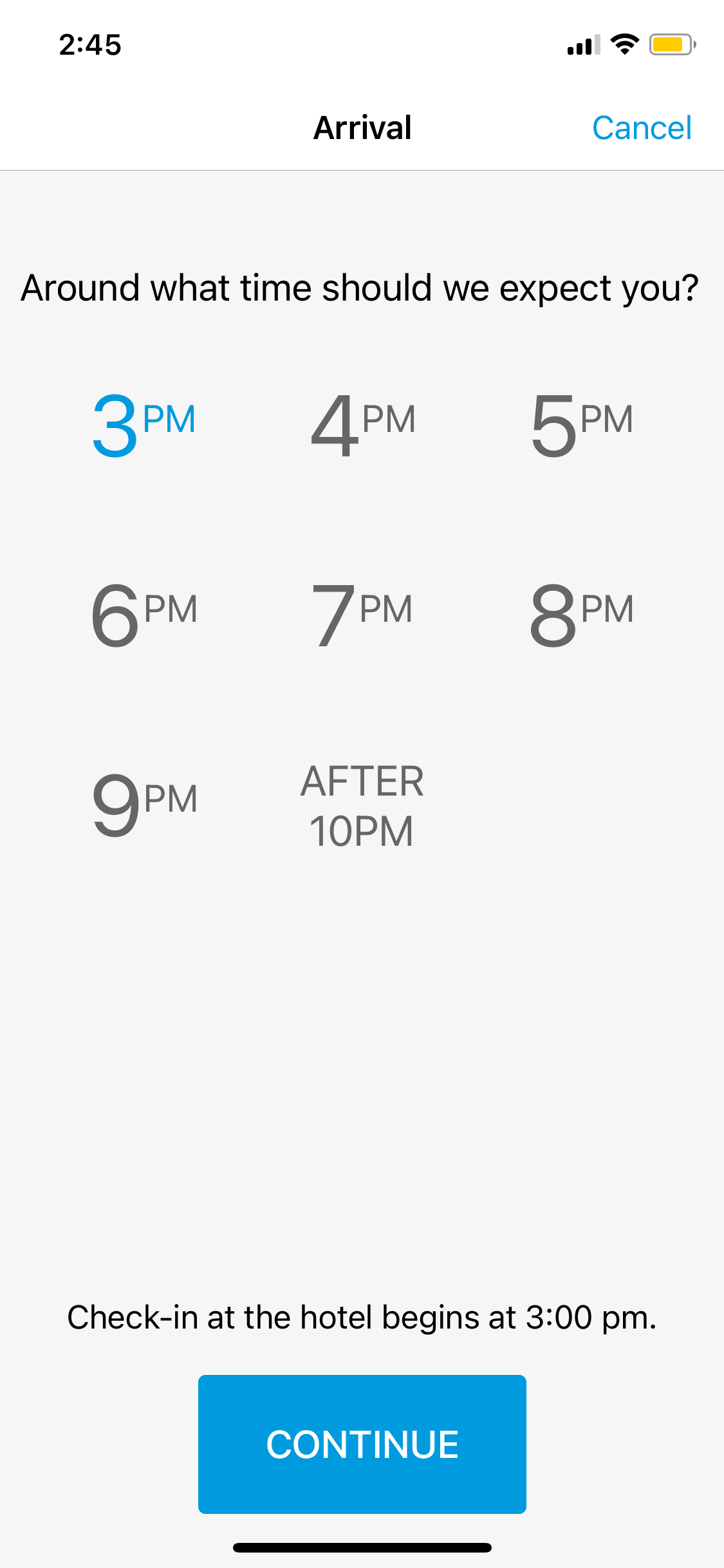 Hilton App Check In…I Kinda Like It
