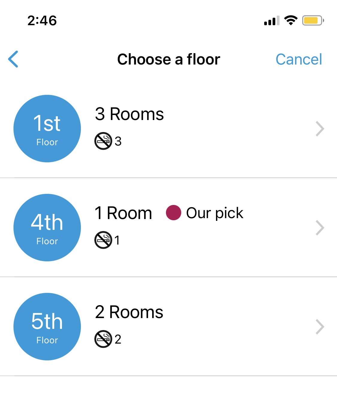 Hilton App Check In…I Kinda Like It